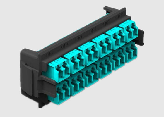 Front Facing Multimode OM3 100G MTP To LC HD Patch Panel