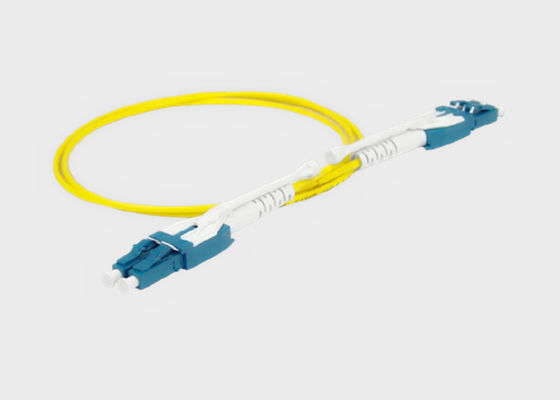 Duplex SMF G.657A1 10M Uniboot Fiber Optic Patch Cable LC/LC