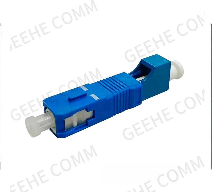 SC/UPC Male to LC/UPC Female Singlemode Simplex Fiber Optic Hybrid ...