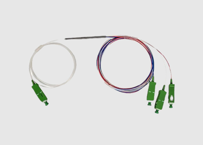 1x3 Single Mode Triple Window Fiber Optic Coupler 1310nm 1550nm