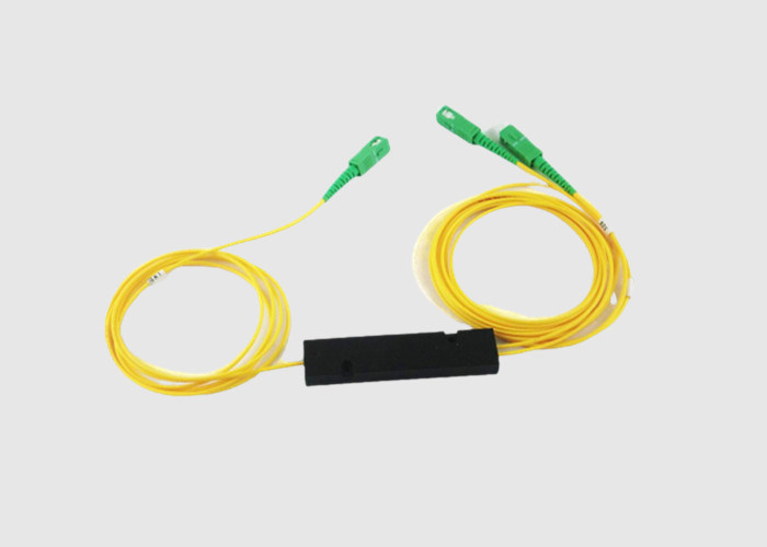 1X2 Multimode Fused Fiber Coupler / Splitter 3.0mm With SC/APC Connectors