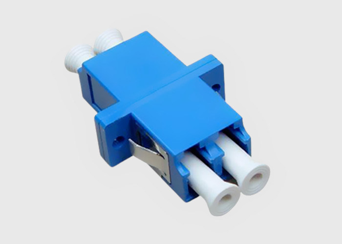Blue Color Single Mode Duplex LC To LC Fiber Optic Cable Adapter With ...