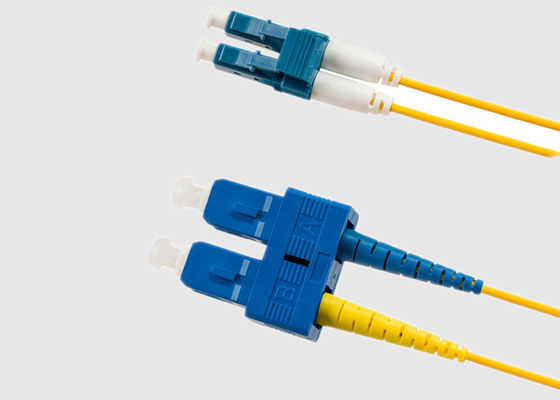 Zipcord Riser Duplex 1M LC To SC Single Mode Fiber Patch Cable