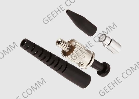 Simplex 2.0mm Single Mode ST Connector With Black Boots