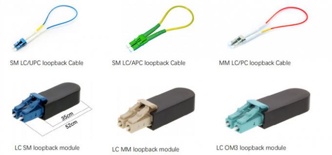 LC APC Connector Single Mode 9/125 Fiber Loopback Adapter